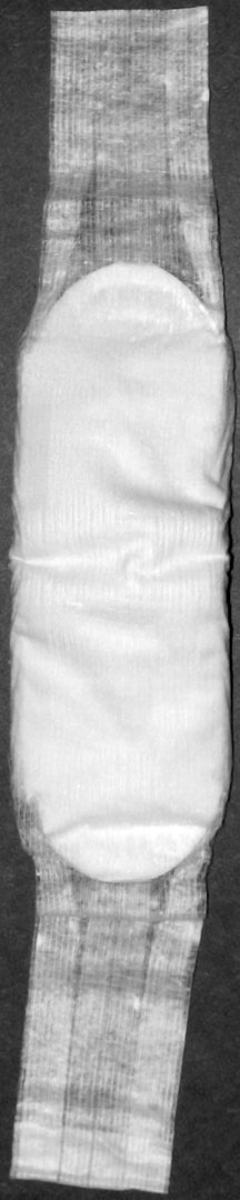 Kotex single pad & box, 1959, at MUM